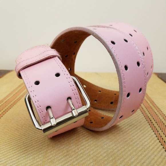 Accessories | The Perfect Pink Leather Belt | Poshmark